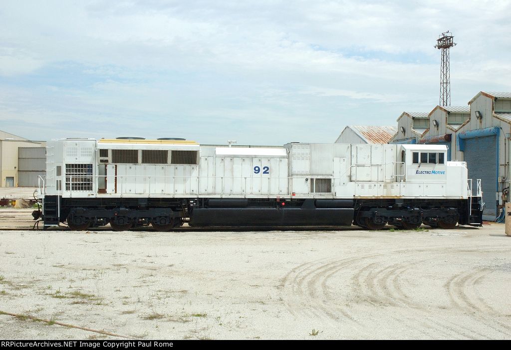 EMD 92, EMD SD89MAC, at the EMD plant